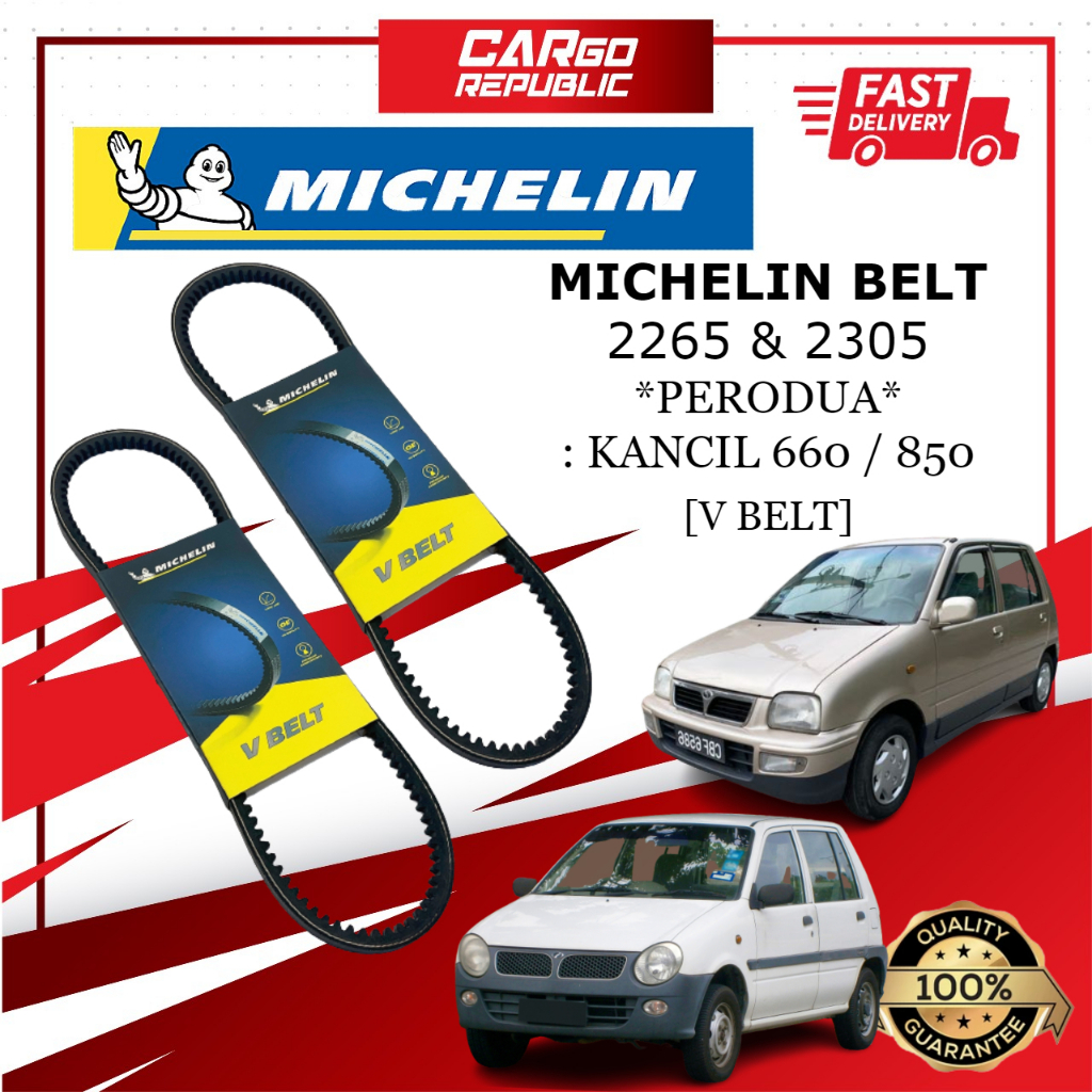 Michelin Belt [2265 / 2305] Perodua Kancil 660 / 850 V Belt Made In ...