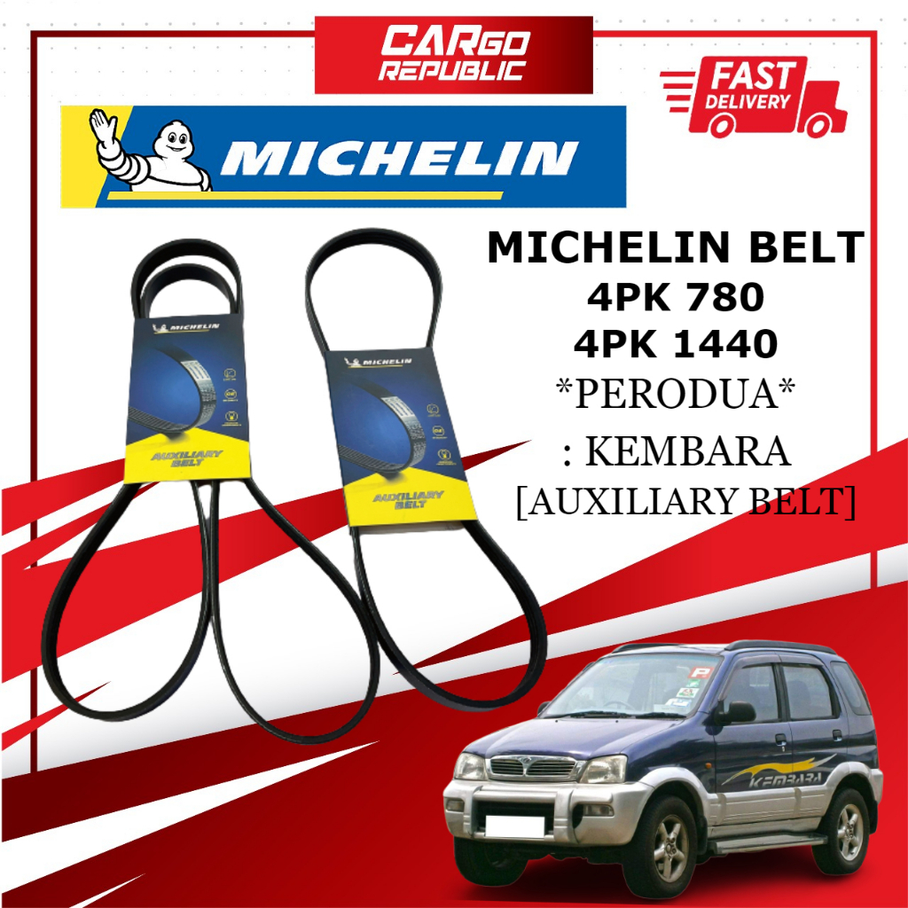 Michelin Belt [4PK 1440 / 4PK 780] Perodua Kembara Auxiliary Belt Made ...