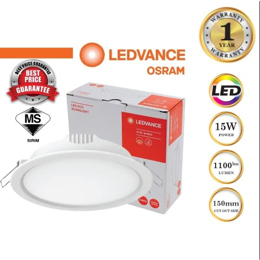 OSRAM LEDVANCE 12.5W/15W/18W 5/6/8INCH LED ECO DOWNLIGHT (Daylight ...