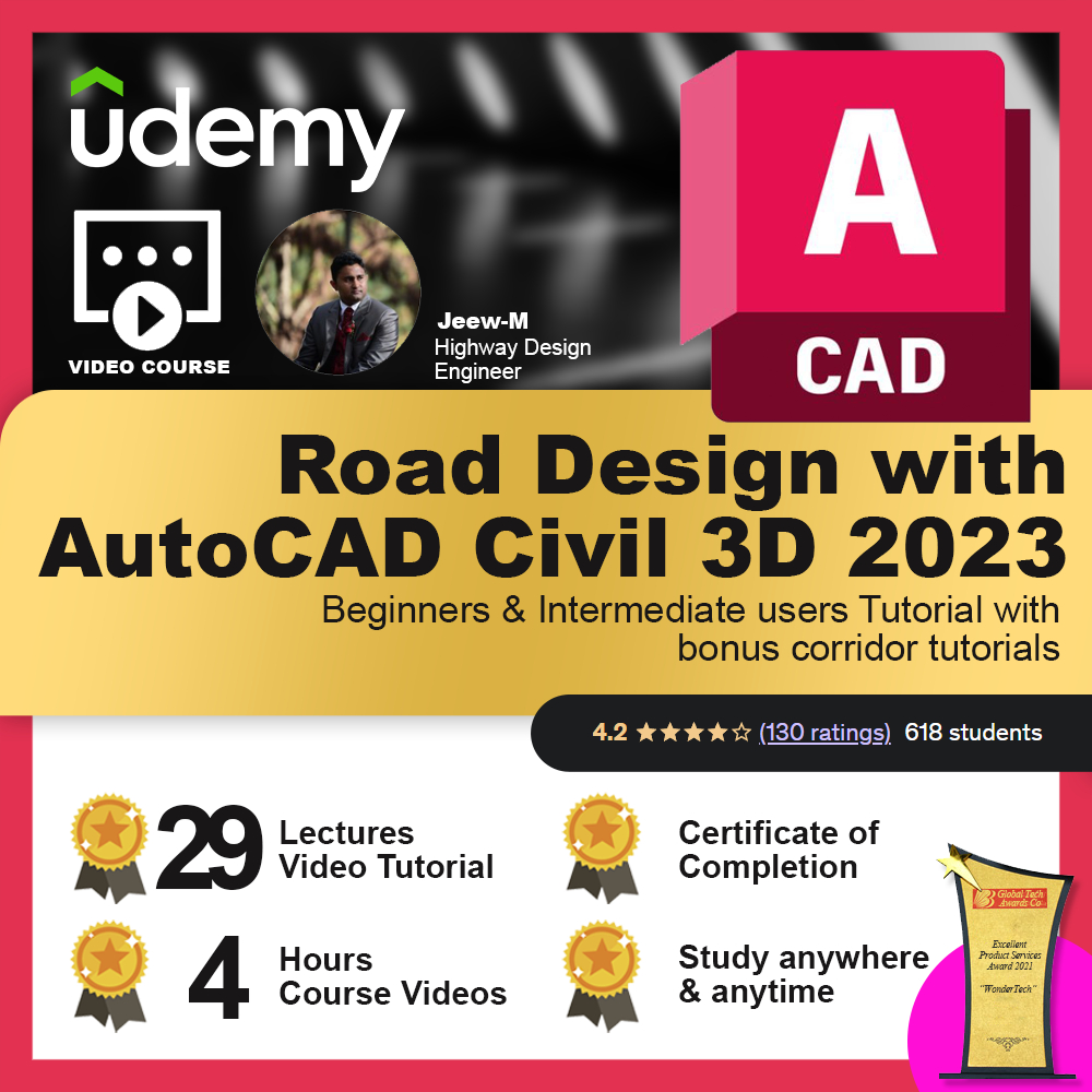 [Video Course] Road Design with AutoCAD Civil 3D (+BONUS Corridor ...
