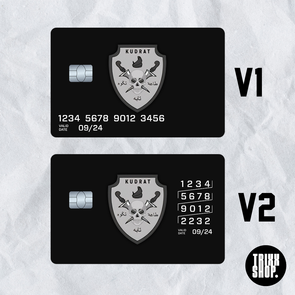 Lesen Kudrat Versi Bank Kad | Card Bank Sticker/Skin | Shopee Malaysia