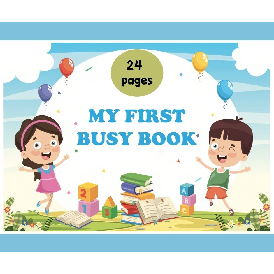 A74 - [PDF] My First Busy Book 24 pages | Shopee Malaysia