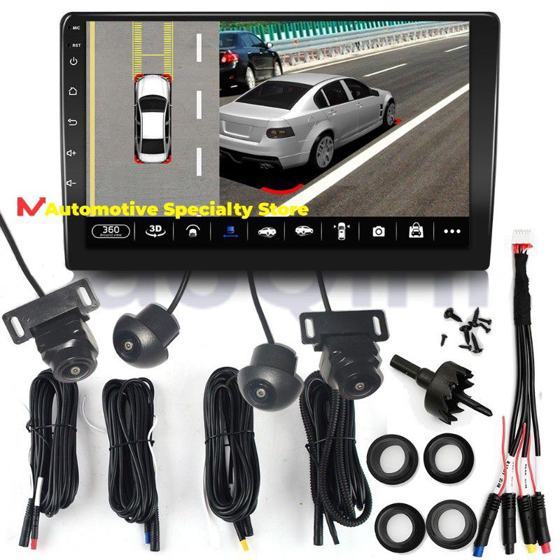 360 Camera 1080P HD Bird View System Rear / Front / Left / Right 360 ...
