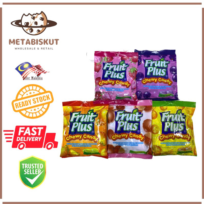 FRUIT PLUS CHEWY CANDY ASSORTED FLAVOUR 150G (HALAL) | Shopee Malaysia