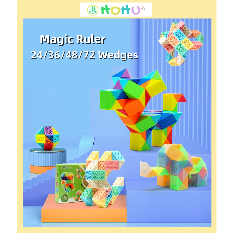 [MALAYSIA READY STOCK] Magic Snake Blocks Twist Magic Ruler Puzzle Cube ...