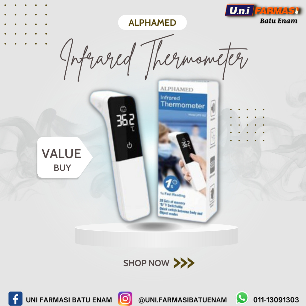 ALPHAMED IR THERMOMETER UFR102 | Shopee Malaysia