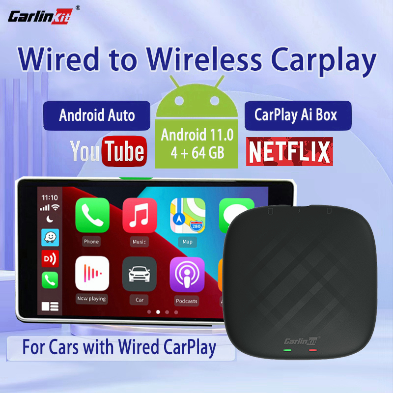 Carlinkit Wireless carplay ai box android auto Android 11 3+32g carlink ...