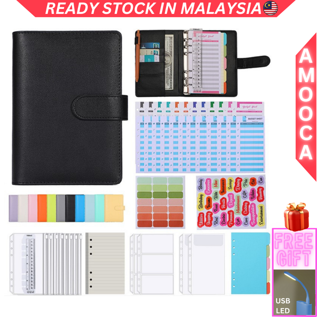 Diary Schedule Planner Budget Expenses Tracker Organizer Cash Pocket ...