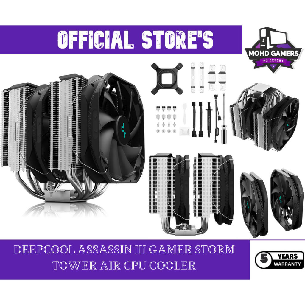 DEEPCOOL ASSASSIN III GAMER STORM TOWER AIR CPU COOLER | Shopee Malaysia