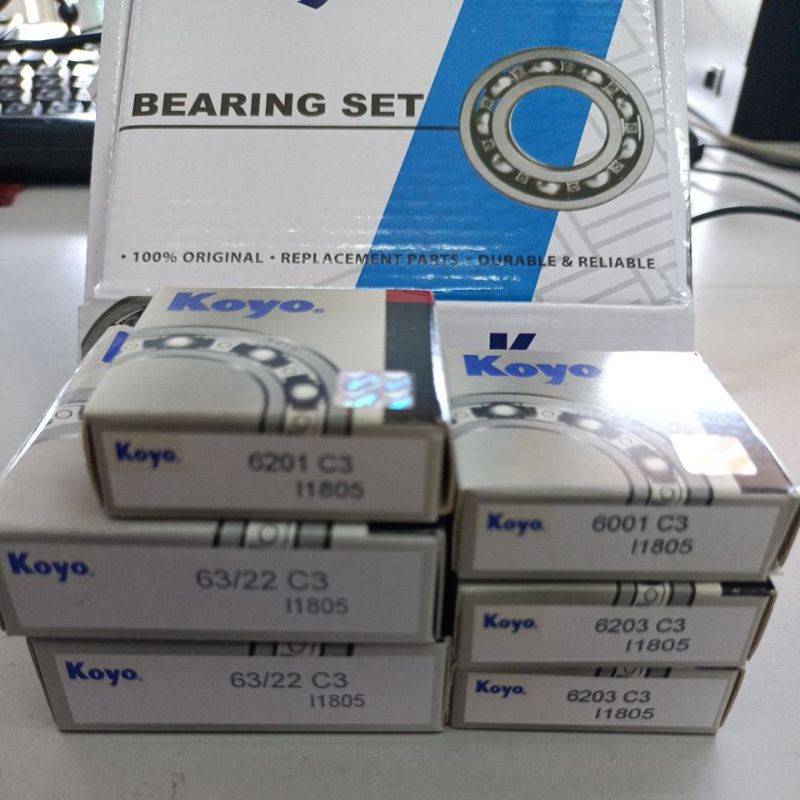 HONDA WAVE125 KOYO FULL SET C3 ENGINE BEARING COMPLETE SET WAVE125 ...