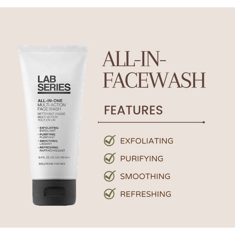 LAB SERIES All-In-One-Multi-Action Face Wash 100ml | Shopee Malaysia