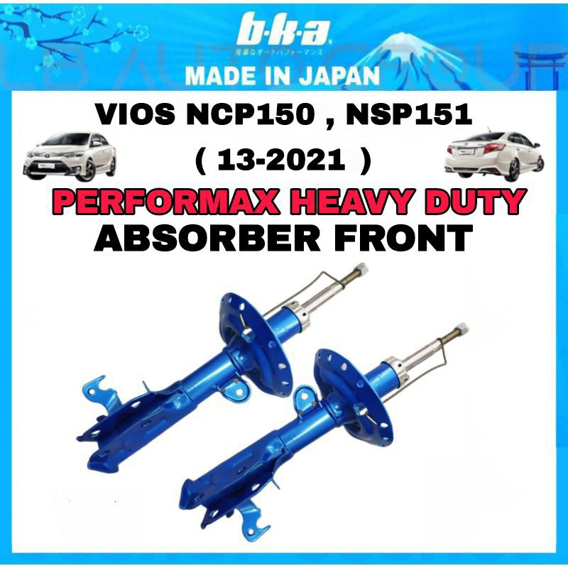 CS BKA JAPAN TOYOTA VIOS NCP150 , NSP150 , NSP151 ( 13-2021 ) ABSORBER FRONT HEAVY DUTY ...
