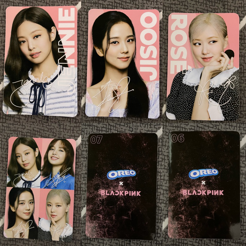 [OFFICIAL] BLACKPINK x OREO PROMOTION PC CF Ready Stock Photocard ...