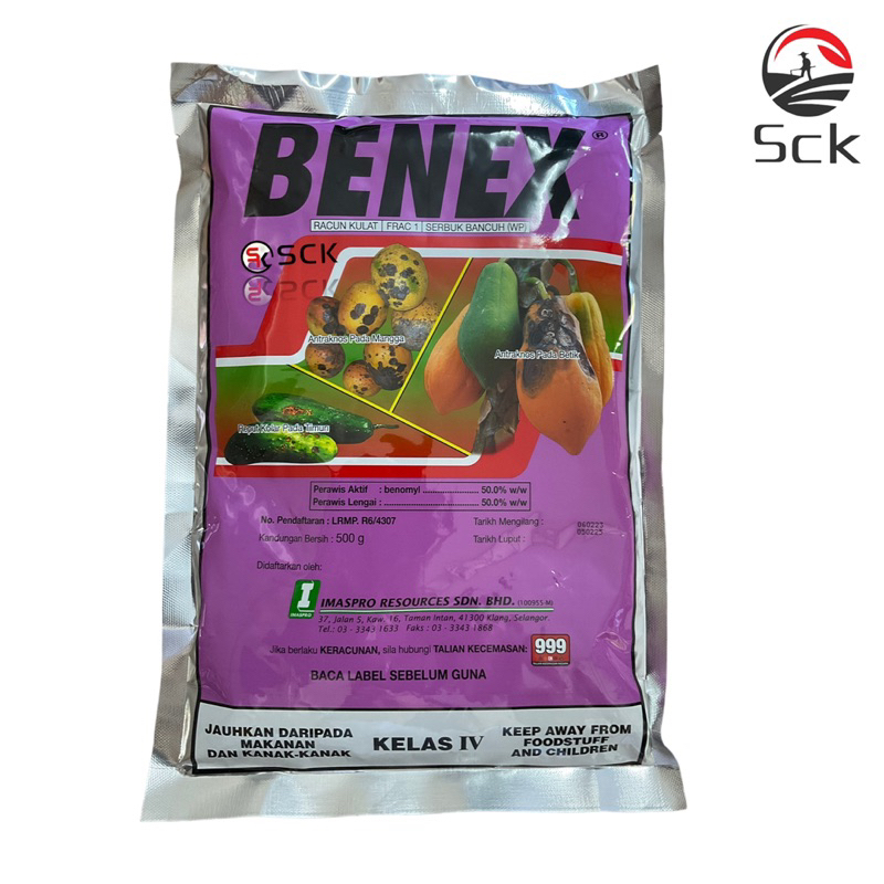 Benex 500gm/Imaspro Benomyl 50%Kulat karah Bintik Daun Antraknos ...