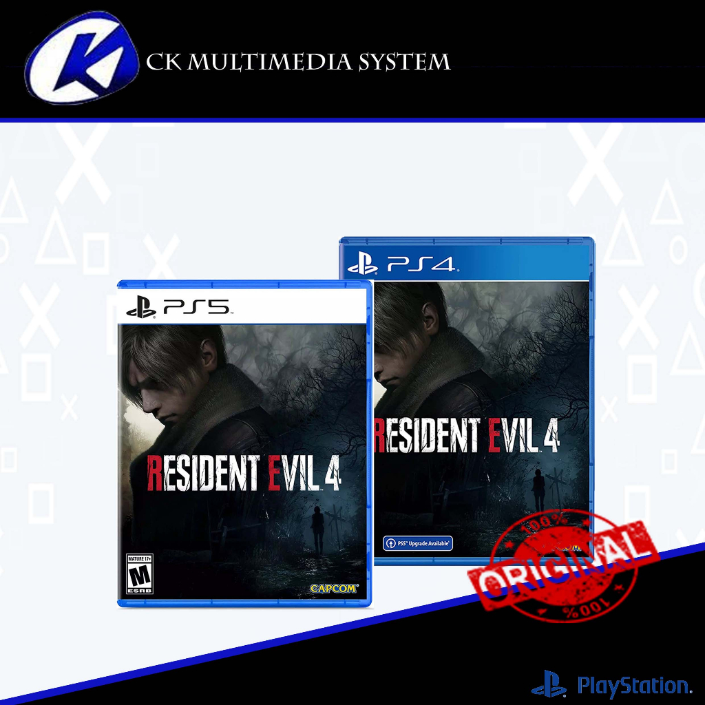 Resident Evil 4 REMAKE - PlayStation 4 / PlayStation 5 (R3/ENG/CHN ...