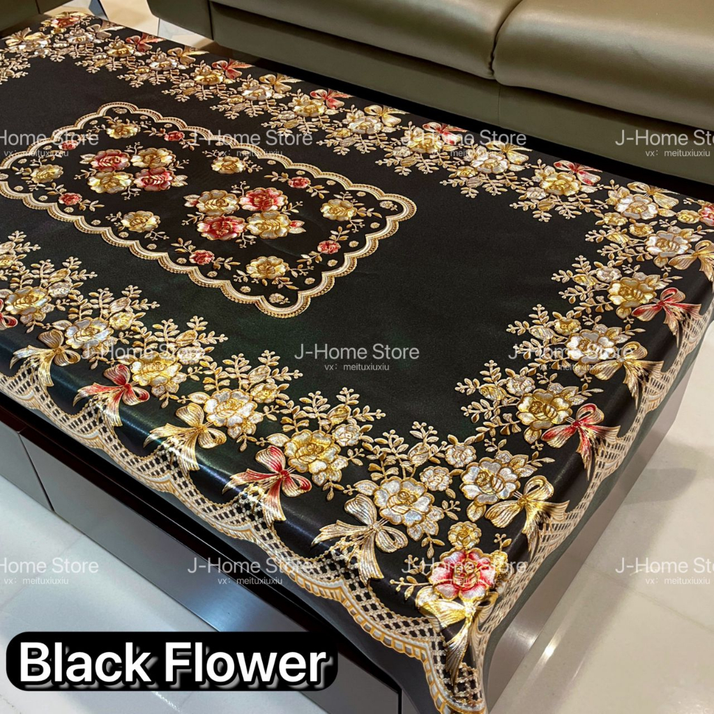PVC Kain Meja untuk Meja Sofa / Kopi (150cm x 90cm) Alas Meja Kopi ...