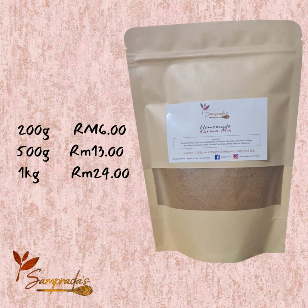 Serbuk Rempah Kari Kurma Samprada's Kurma Mix | Shopee Malaysia