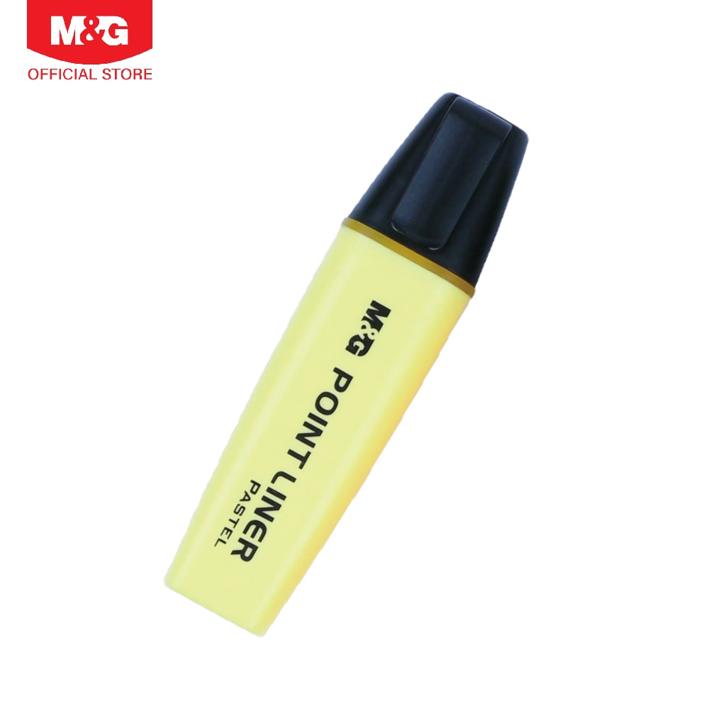 M&G Point Liner Pastel Colour Highlighter - Quick Dry, Chisel Tip, 6 ...