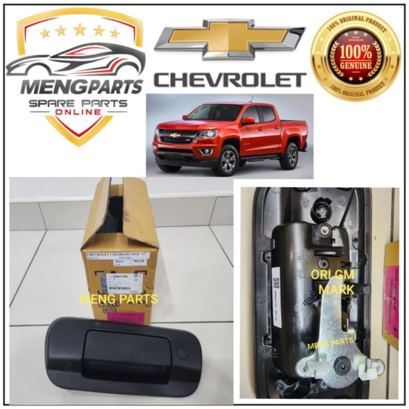 ORIGINAL CHEVROLET COLORADO 2016Y REAR BONNET HANDLE ,TAIL LID DOOR ...