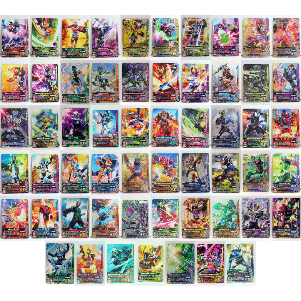 Ganbarizing Cards version RT3 Kamen Rider Zi-O / Den-O / Fourze ...