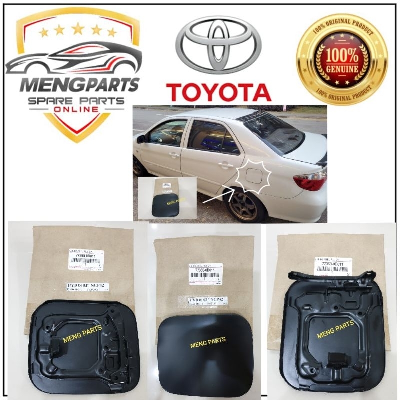 ORIGINAL TOYOTA VIOS NCP42 2003Y-2007Y FUEL LID FUEL LID FILLER PINTU ...