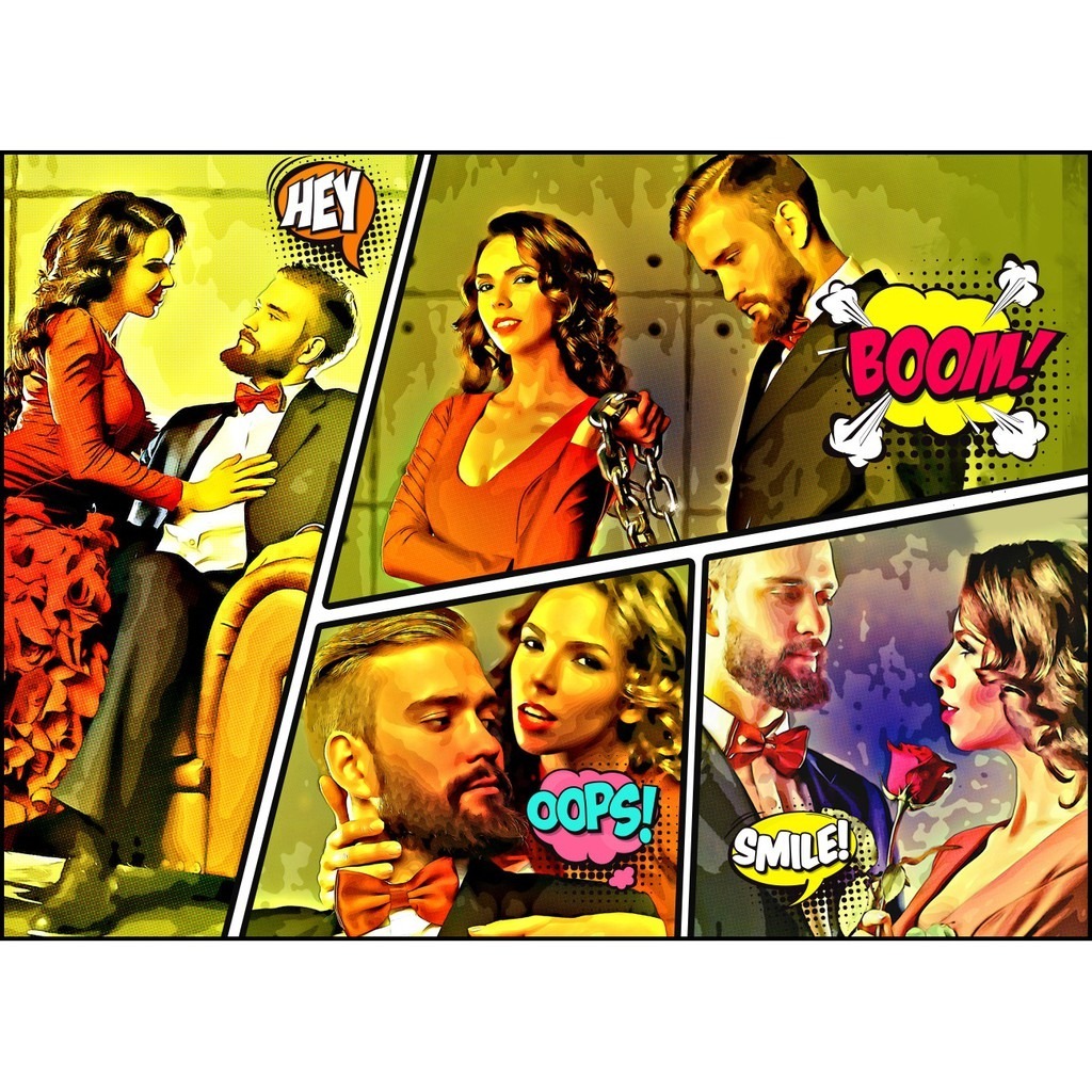 Comic Book Effect Photoshop Action | PS ACTIONS | Shopee Malaysia