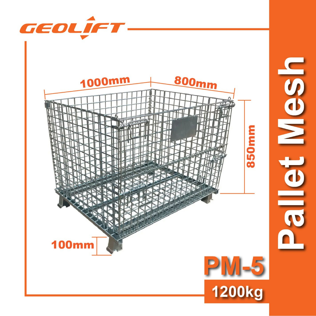 GEOLIFT PM-5 (1200kg) - Pallet Mesh Pallet Cages | Shopee Malaysia