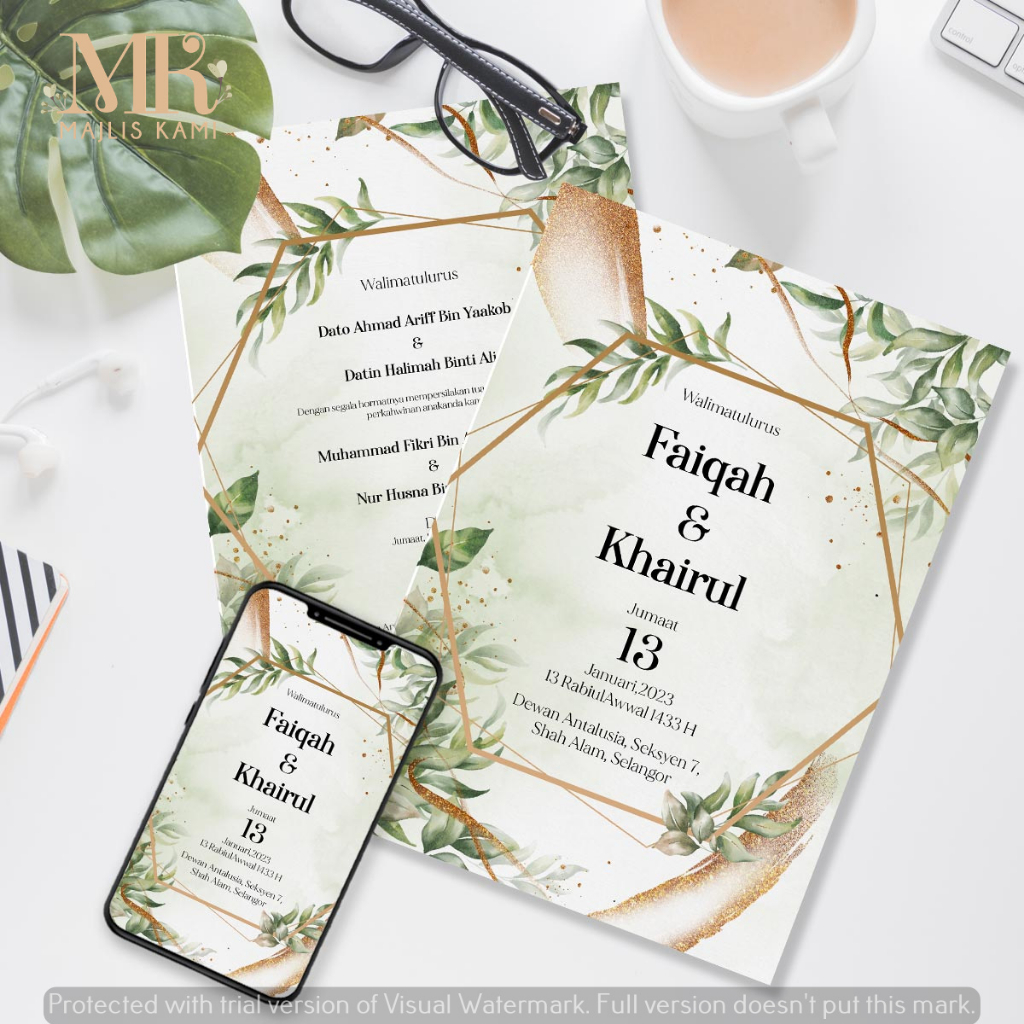 Shahmina - FG Wedding Card Digital Kad Kahwin Digital Kad Jemputan ...