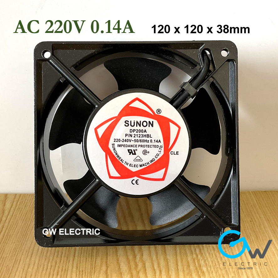 Taiwan SUNON DP200A P/N 2123XBL / 2123HBL 220V 0.14A 120*120*38mm Blower Fan Cooling Fan ...