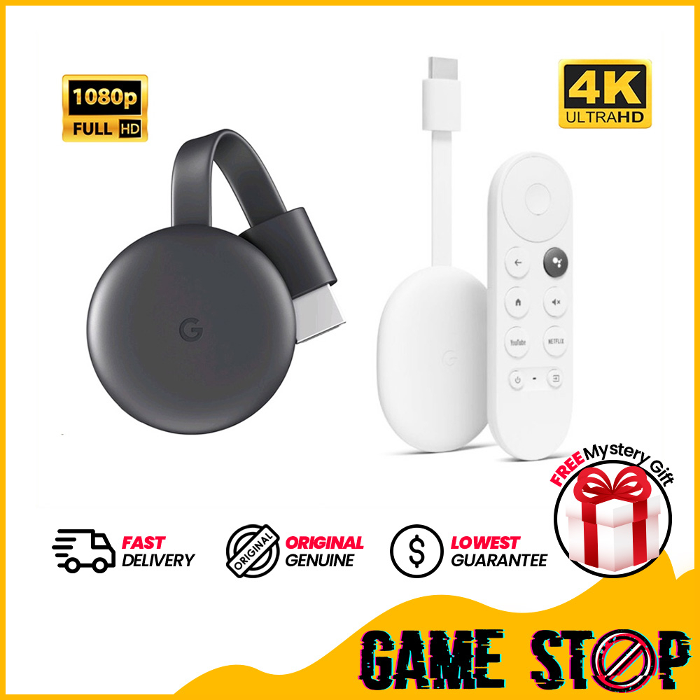 (CHEAPEST) Google Chromecast V3 / Chromecast 4K with TV | Shopee Malaysia
