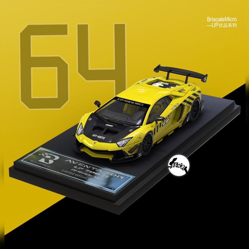 TM BSC Aventador LP700 YELLOW OFF WHITE | Shopee Malaysia