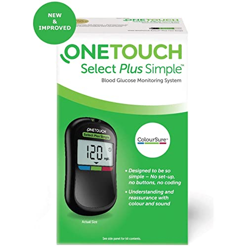 One touch Select Plus Glucometer Set / Test Strip / Delica Lancet ...