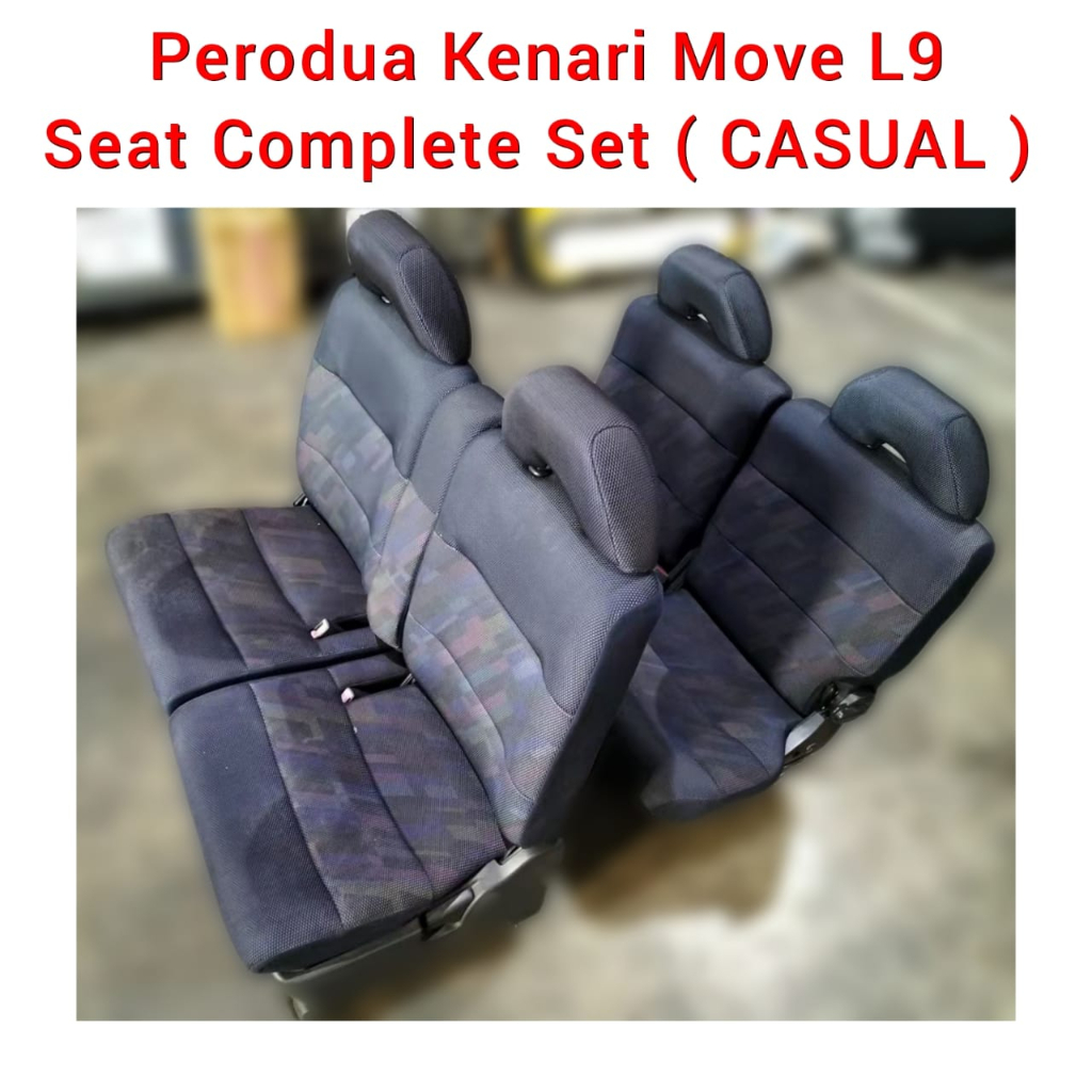 Car Seat / Kusyen Kereta Perodua Kenari Move L9 Car Seat / Kusyen ...