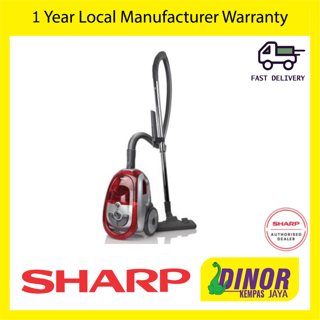 Sharp Bagless Vacuum Cleaner ECLS20R 2000W | Shopee Malaysia
