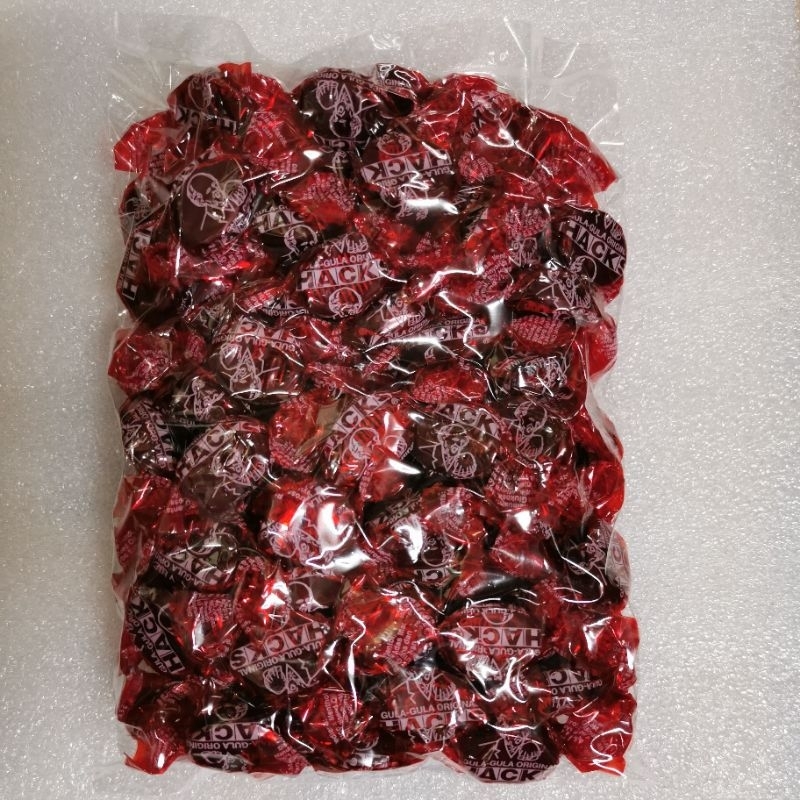 HACKS REGULAR CANDY Gula-Gula Hacks Hitam 25Pcs 50PCS 100PCS | Shopee ...