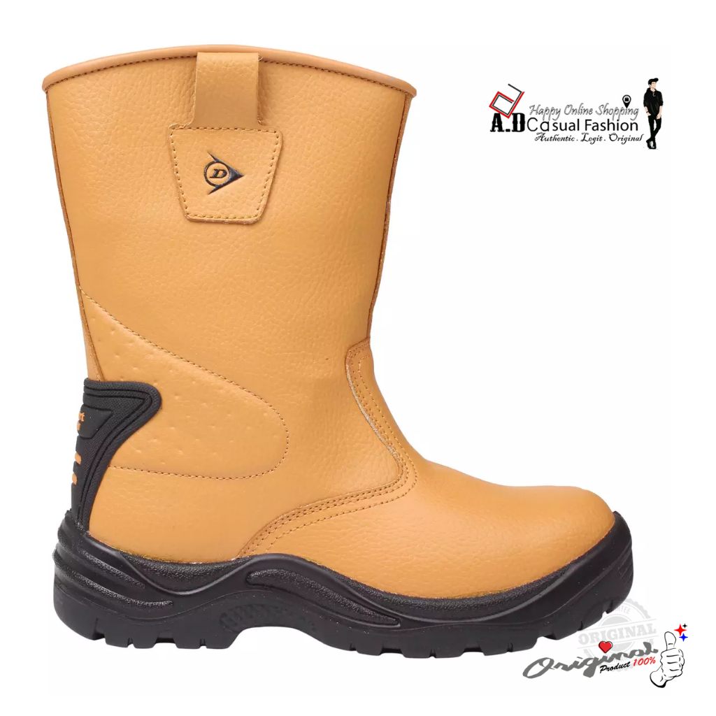 Dunlop Safety Rigger Mens Steel Toe Cap Safety Boots | Shopee Malaysia