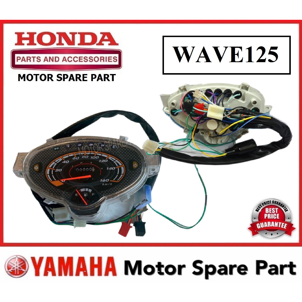 HONDA WAVE125 METER ASSY 0 SPEEDOMETER SPEEDO STARTER STARTOR WAVE125R ...