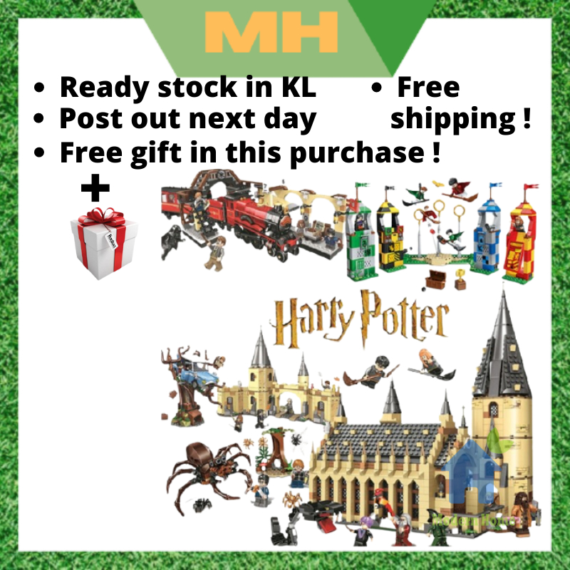 Harry Potter Block Set Toys Buliding Blocks Hogwarts Castle Knight Bus ...