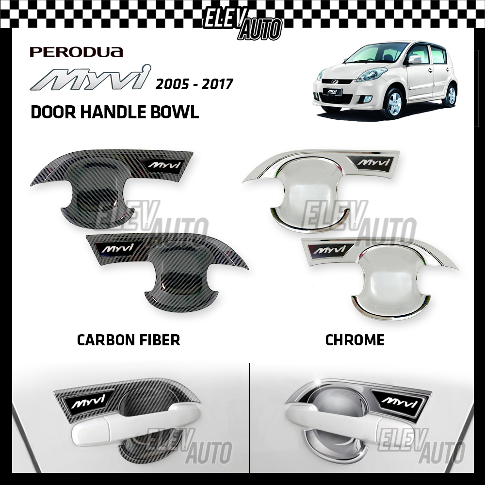 Perodua Myvi SE SE2 2005 - 2011 Door Handle Bowl Cover Trim Accessories ...