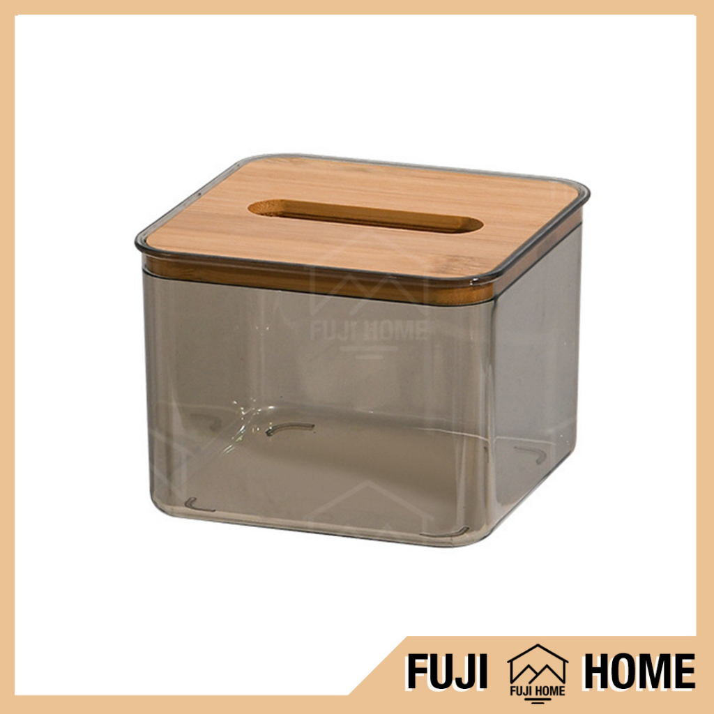 🏠READY STOCK🏠Transparent Tissue Holder Box Toilet Paper Roll Tissue Box ...
