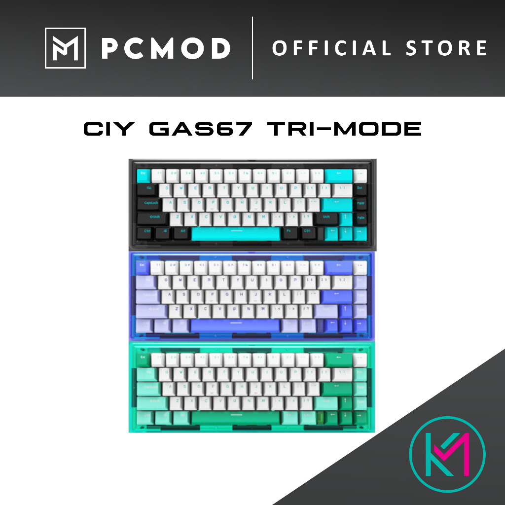 CIY GAS67 Tri-Mode Fully Assembled Keyboard | Hotswappable Mechanical ...