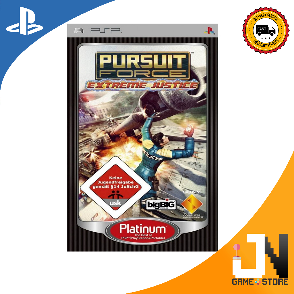 PSP UMD Pursuit Force Extreme Justice (R2)(English)(New) | Shopee Malaysia