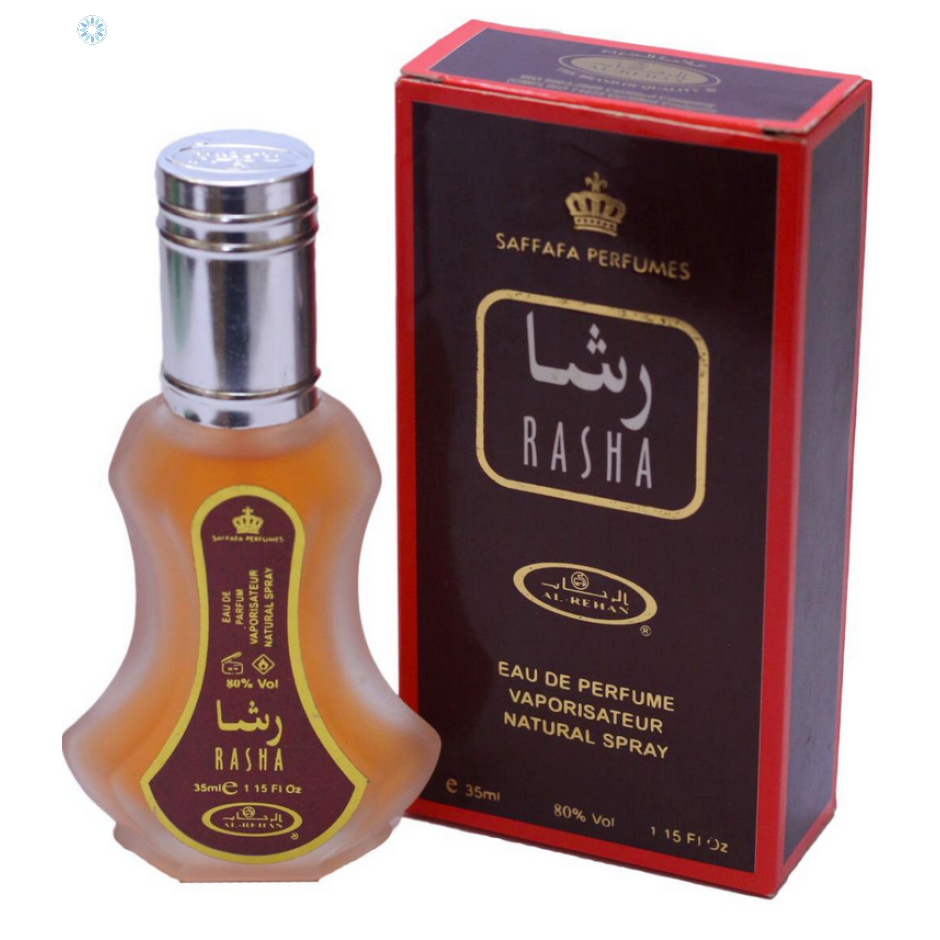 PERFUME RASHA EAU DE SPRAY 35ML AL-REHAB PERFUME RASHA ROLL ON 6ML ...