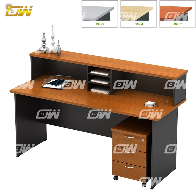 4 FEET VSS G / Ex Series Reception Counter Table (No Drawer) / Front ...