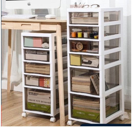 Multipurpose 3/4/5/6 Layers Storage Trolley Moveable Storage Cabinet ...