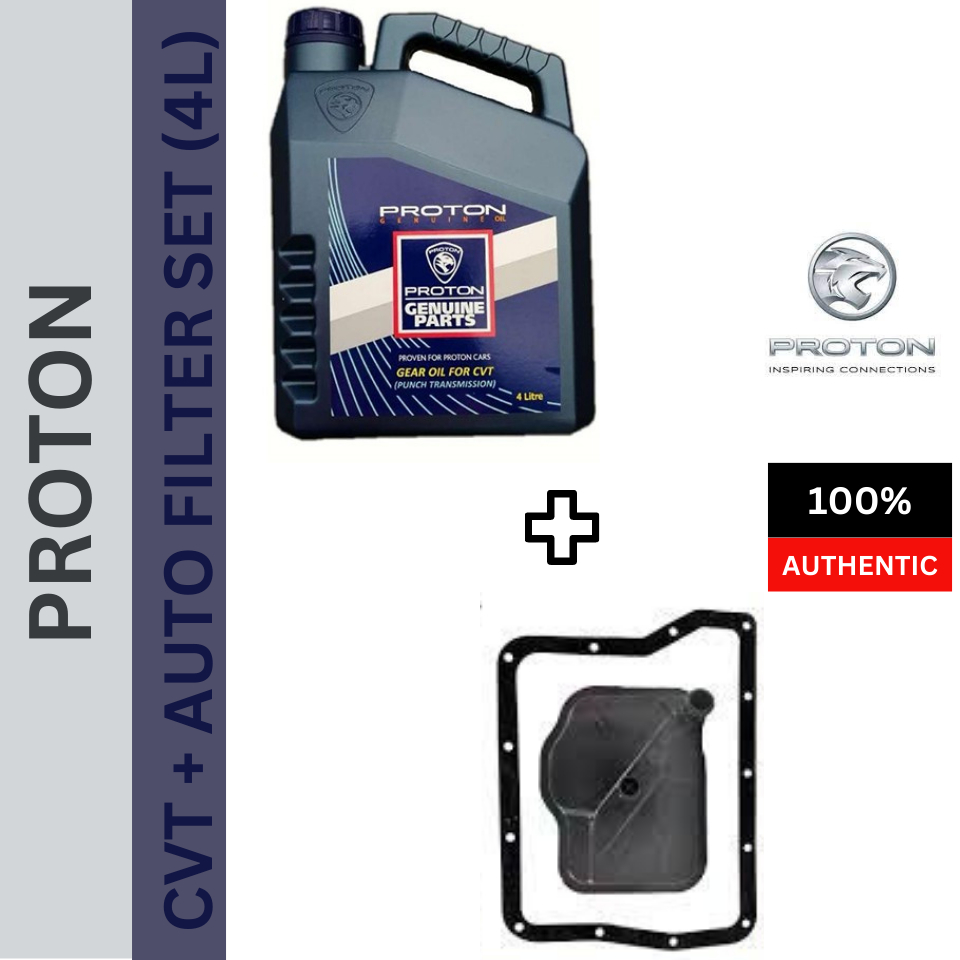 PROTON CVT OIL ATF(PW990972) + AUTO FILTER KIT(MR483165) - Persona VVT ...