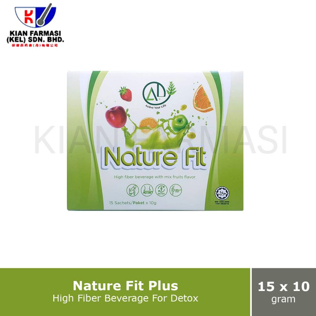 Nature Fit Plus 15sach x 10g (Detox & Slimming) | Shopee Malaysia