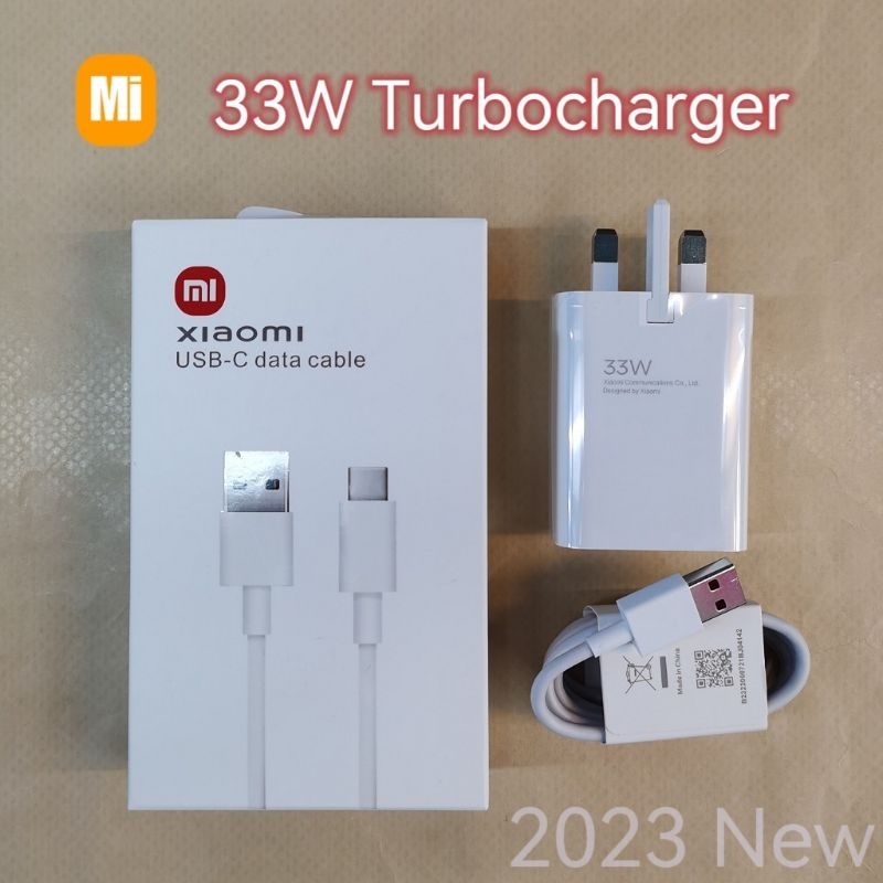 Xiaomi Redmi 33W Fullset Charger Type-C USB Cable Support TurboCharge ...