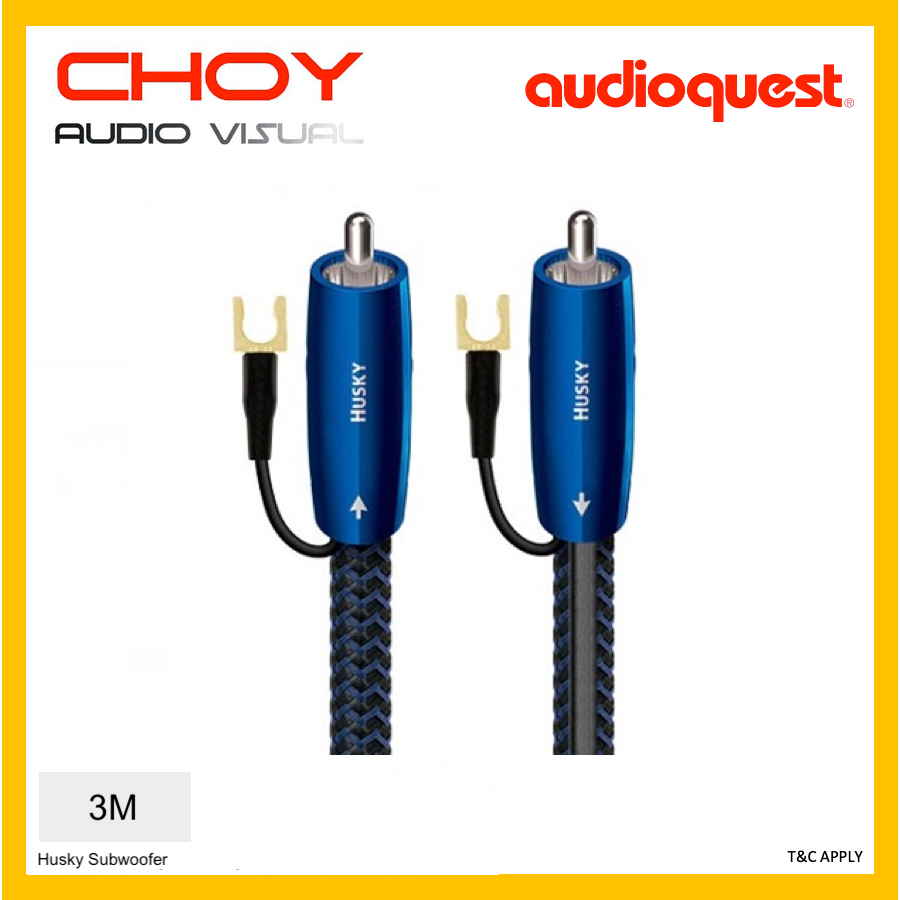 Audioquest Husky Subwoofer Cable - 3 Meter | Shopee Malaysia