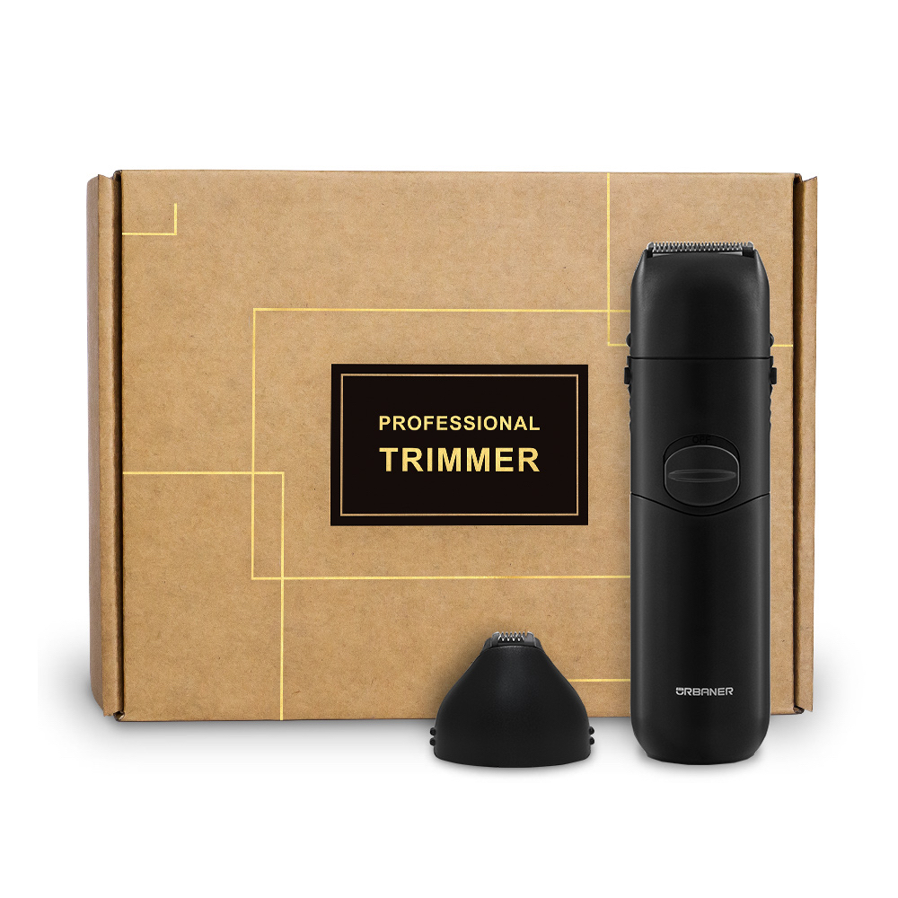URBANER Battery Powered Facial Hair Trimmer for Men Electric Beard ...